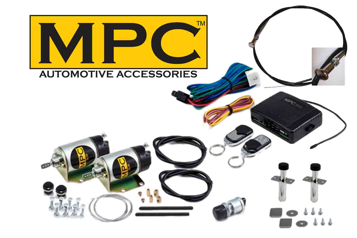 2-Door 80lb Shaved Handle Popper Kit with Emergency Release Cable ...